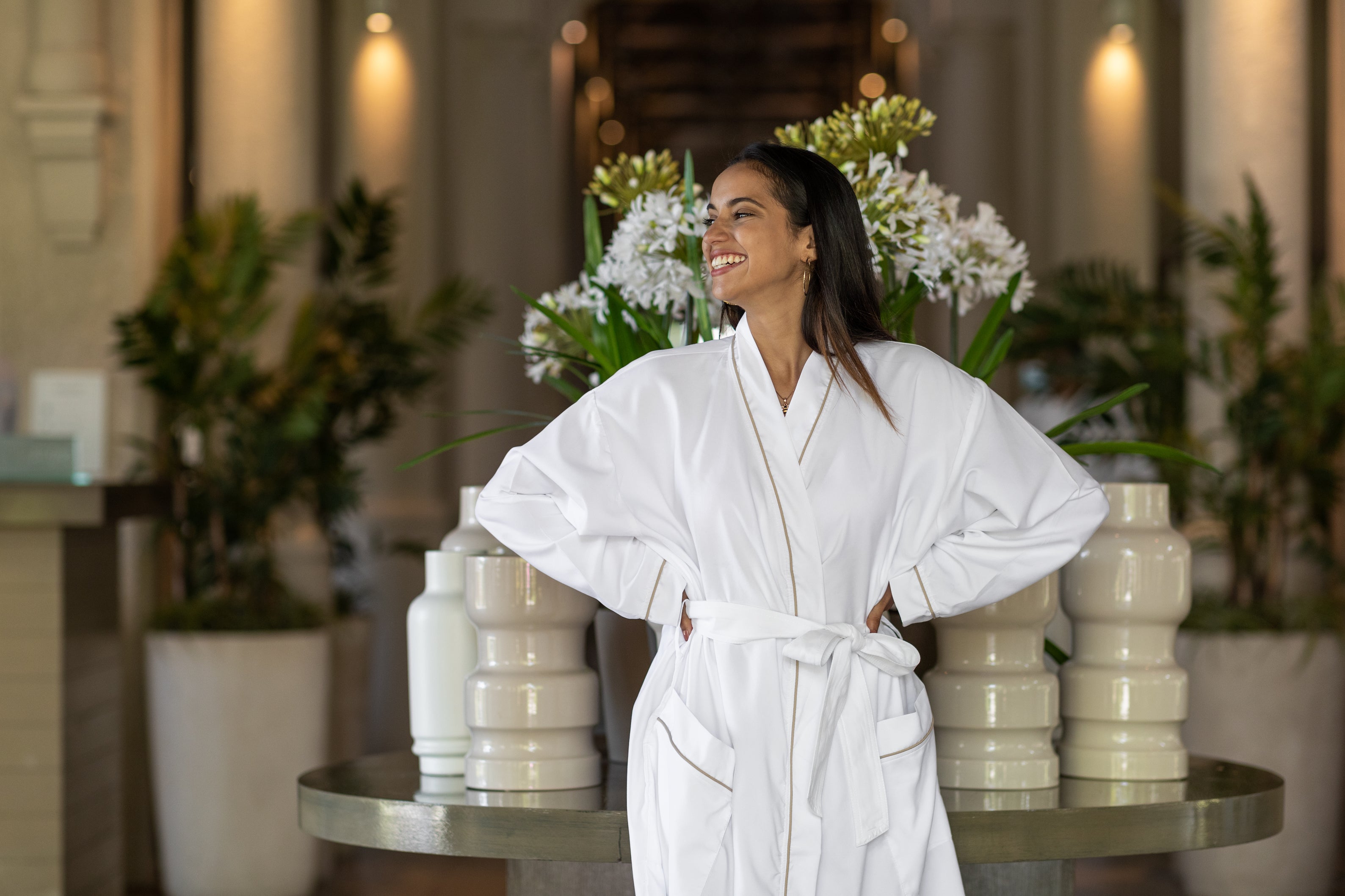 White Kimono (Unisex) – Indulgence Spa Products
